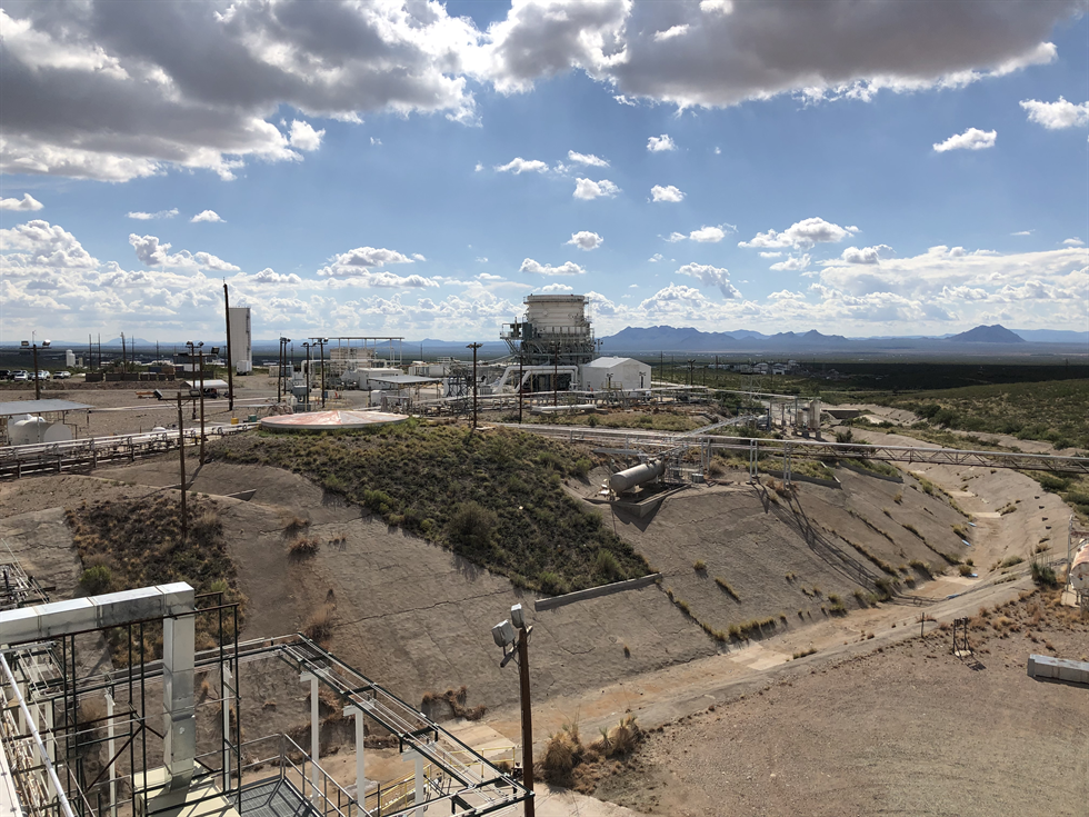 View of WSTF from the top of Test Stand 301.