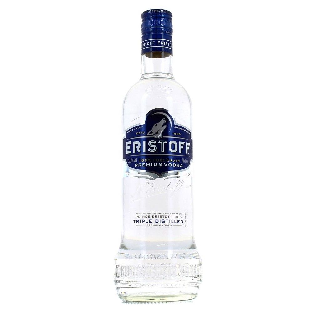 VODKA ERISTOFF BRUT 37,5° 70CL | ALCOOLS & SPIRITUEUX