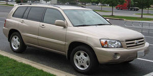 2004 Toyota Highlander - The head lights are working, but not the high ...