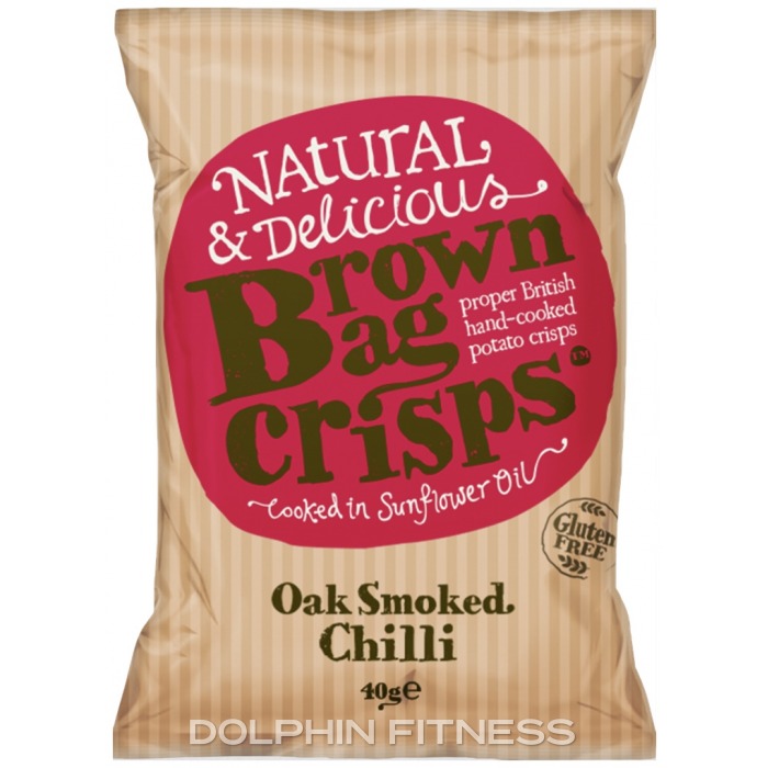 Brown Bag Crisps Oak Smoked Chilli 1 x 40g