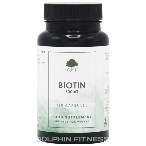 G&G Biotin 500 mcg 120 Capsules