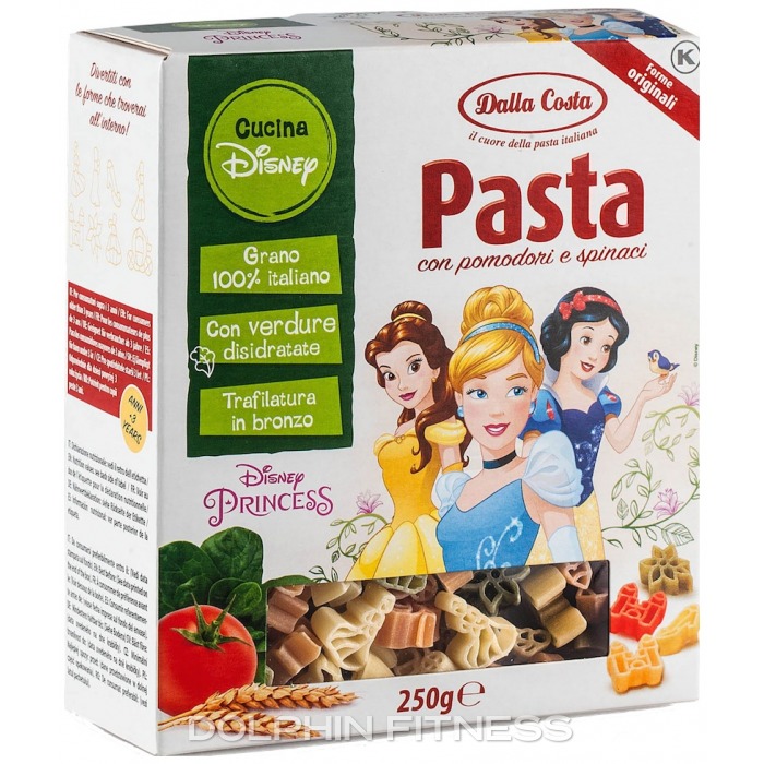 Dalla Costa Disney Princess Tricolour Pasta 1 x 250g