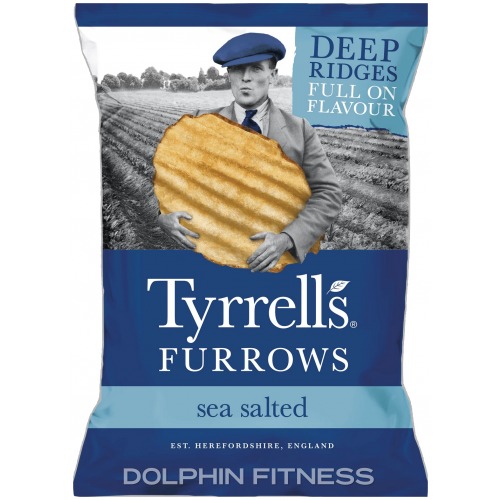 Tyrrells Furrows Sea Salted 1 x 150g