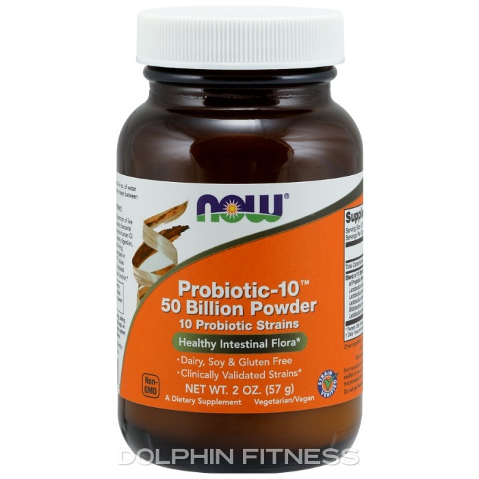 NOW Probiotic-10 50 Billion Powder 57g