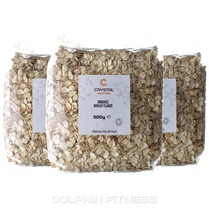 Crystal Organic Barley Flakes 10 x 500g