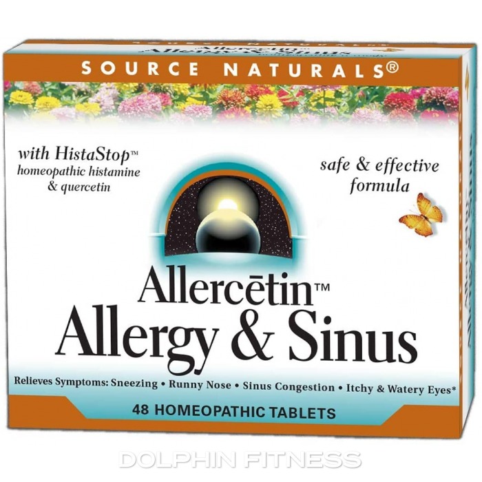 Source Naturals Allercetin Allergy & Sinus 48 Tablets
