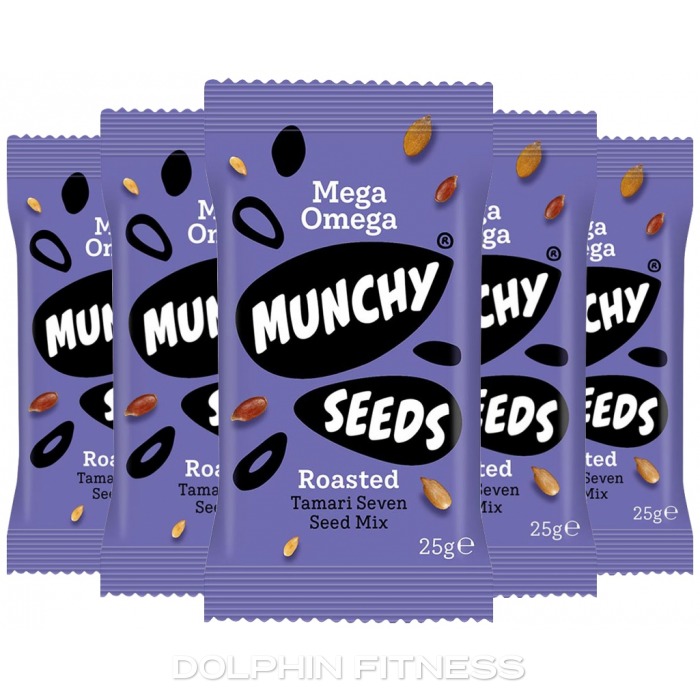 Munchy Seeds Toasted Tamari Mega Omega 7 Seed Mix 12 x 25g