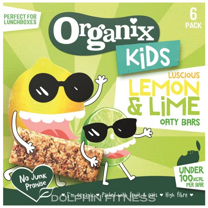 Organix Kids Luscious Lemon & Lime Oaty Bars 6 x 23g