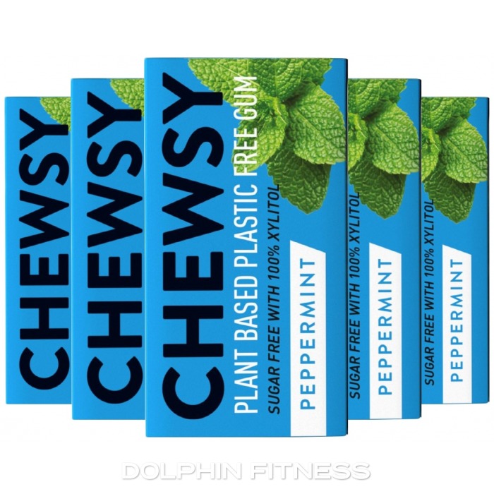 Chewsy Natural Chewing Gum 12 x 10 Pieces Cinnamon