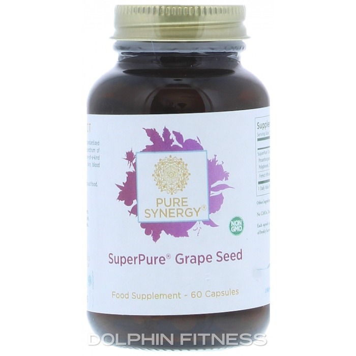 Pure Synergy SuperPure Grape Seed Extract 60 Capsules