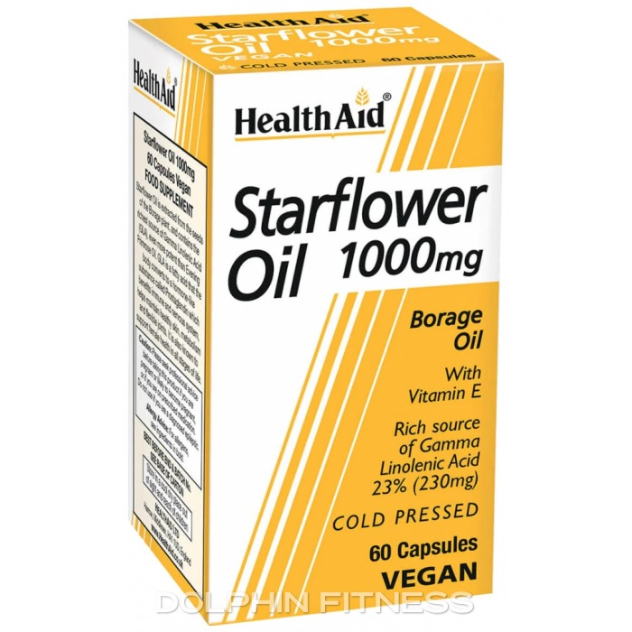 HealthAid Starflower Oil 1000 mg 60 Capsules