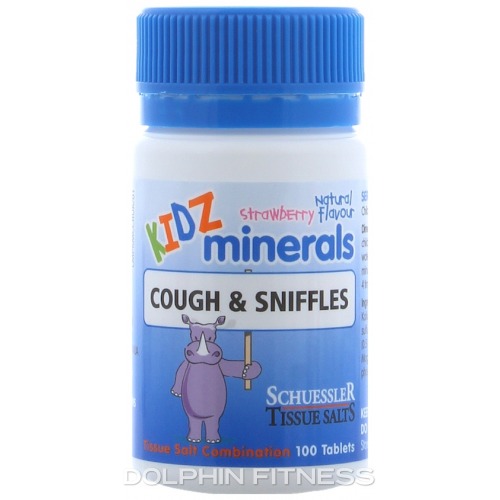 Schuessler Tissue Salts Kidz Minerals Cough & Sniffles 100 Tablets