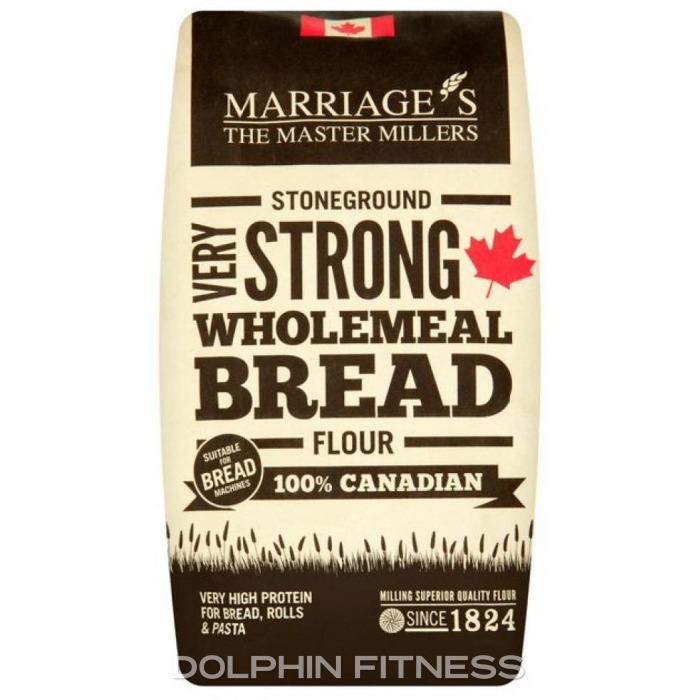 Marriages Millers 100% Canadian Wholemeal Flour Very Strong 1 x 1.5 kg