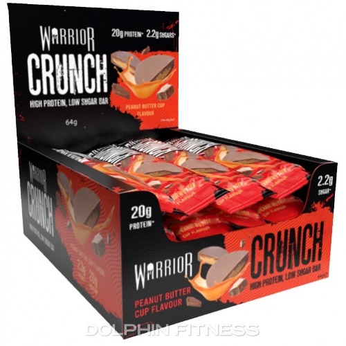 Warrior Crunch Bar 12 x 64g White Chocolate Blondie
