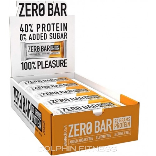 BioTechUSA Zero Bar 20 Bars Chocolate-Marzipan