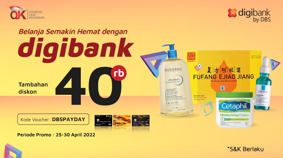 DBS Payday Sale, Belanja Hemat 40RB | Farmaku