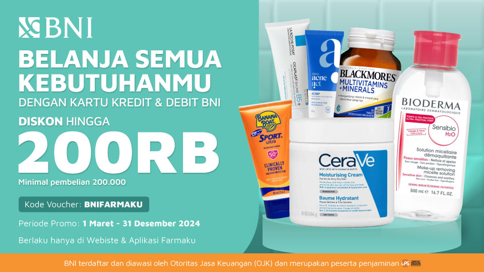 Diskon 5% Debit dan Credit BNI | Farmaku