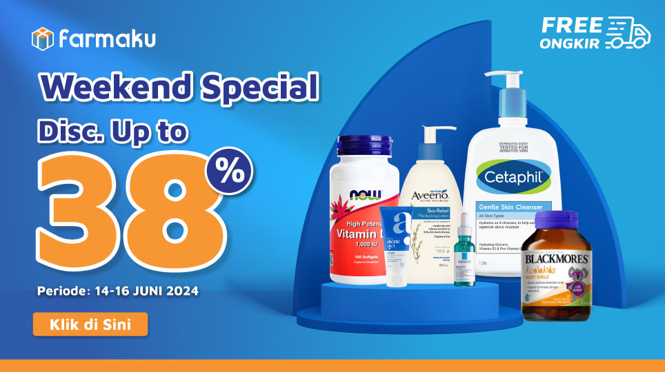 Juni Weekend Special, Diskon Up to 38%! | Farmaku