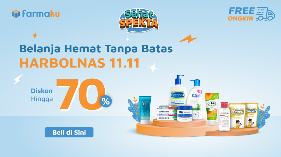 Harbolnas 11.11, Diskon hingga 70% | Farmaku | Farmaku