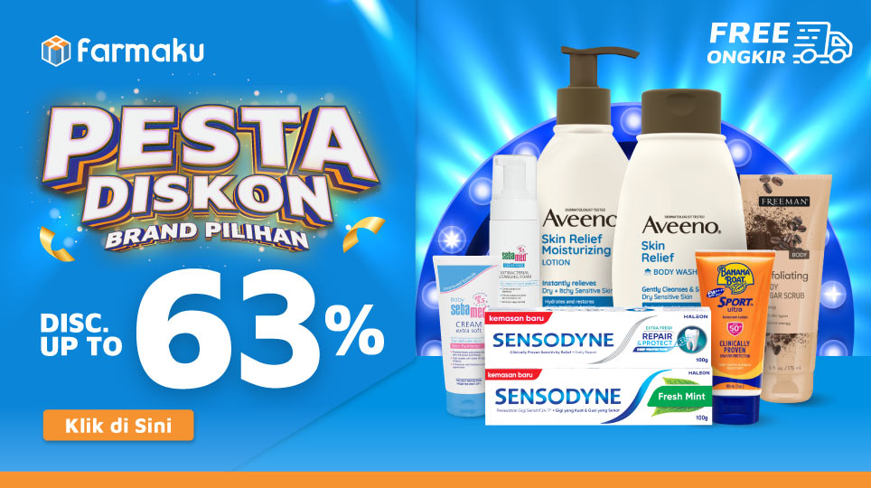 Pesta Diskon Akhir Tahun Hingga 63% Brand Pilihan | Farmaku