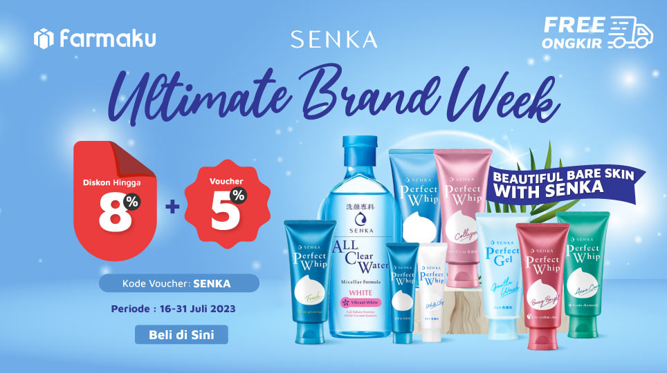 Senka Bare Skin, Diskon Hingga 8% + 5% | Farmaku