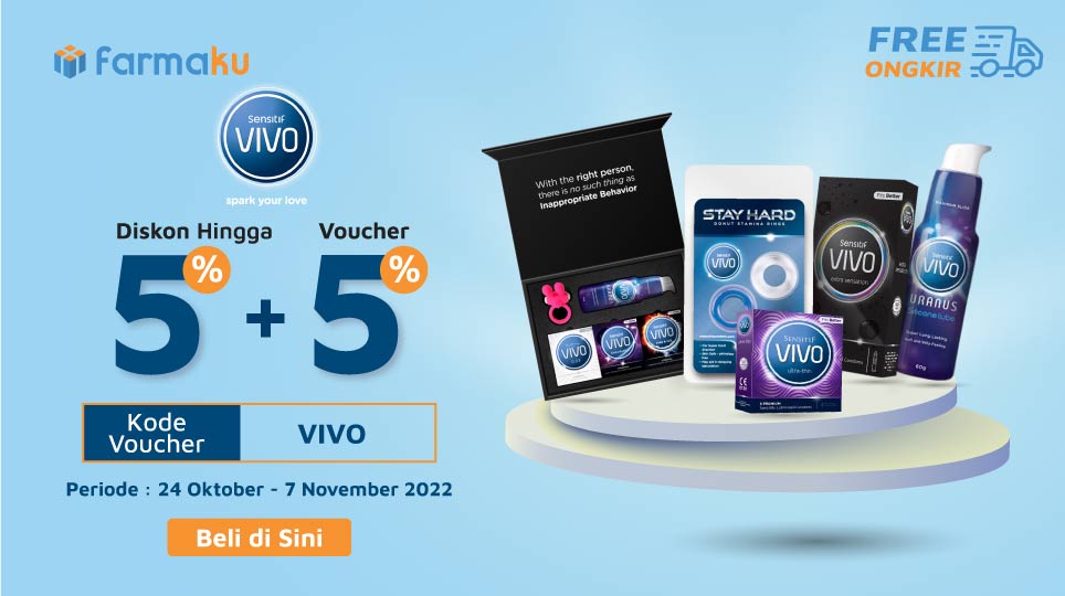 VIVO Brand Week, Diskon Hingga 5% + Voucher 5% | Farmaku