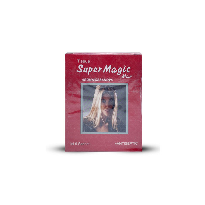 Jual Tissue Super Magic Man Merah | Farmaku