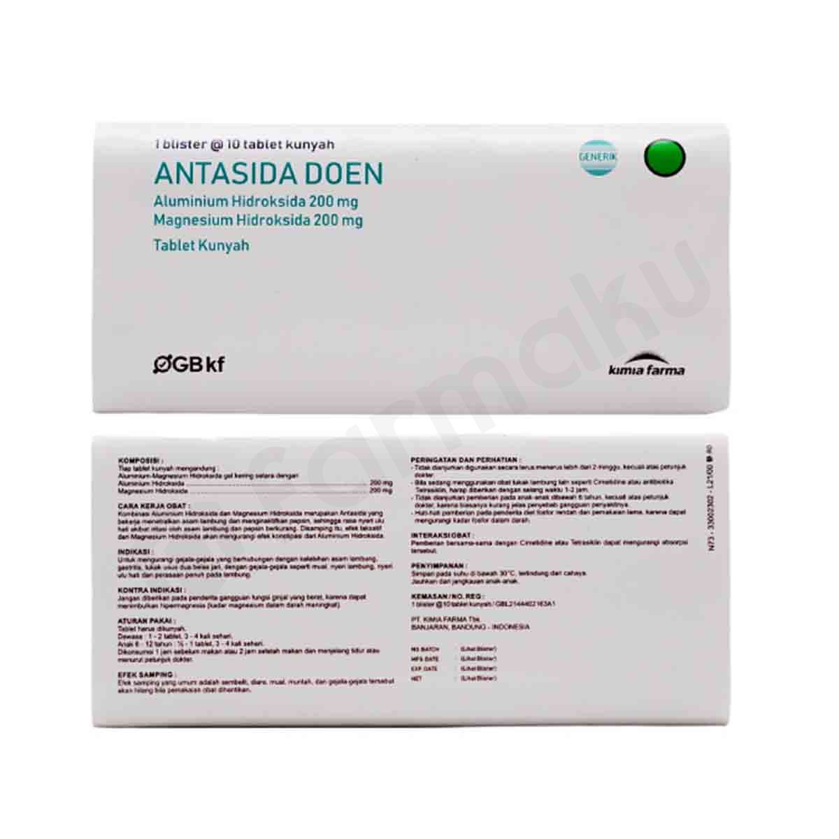 Antasida Doen Strip 10 Tablet KF | Farmaku