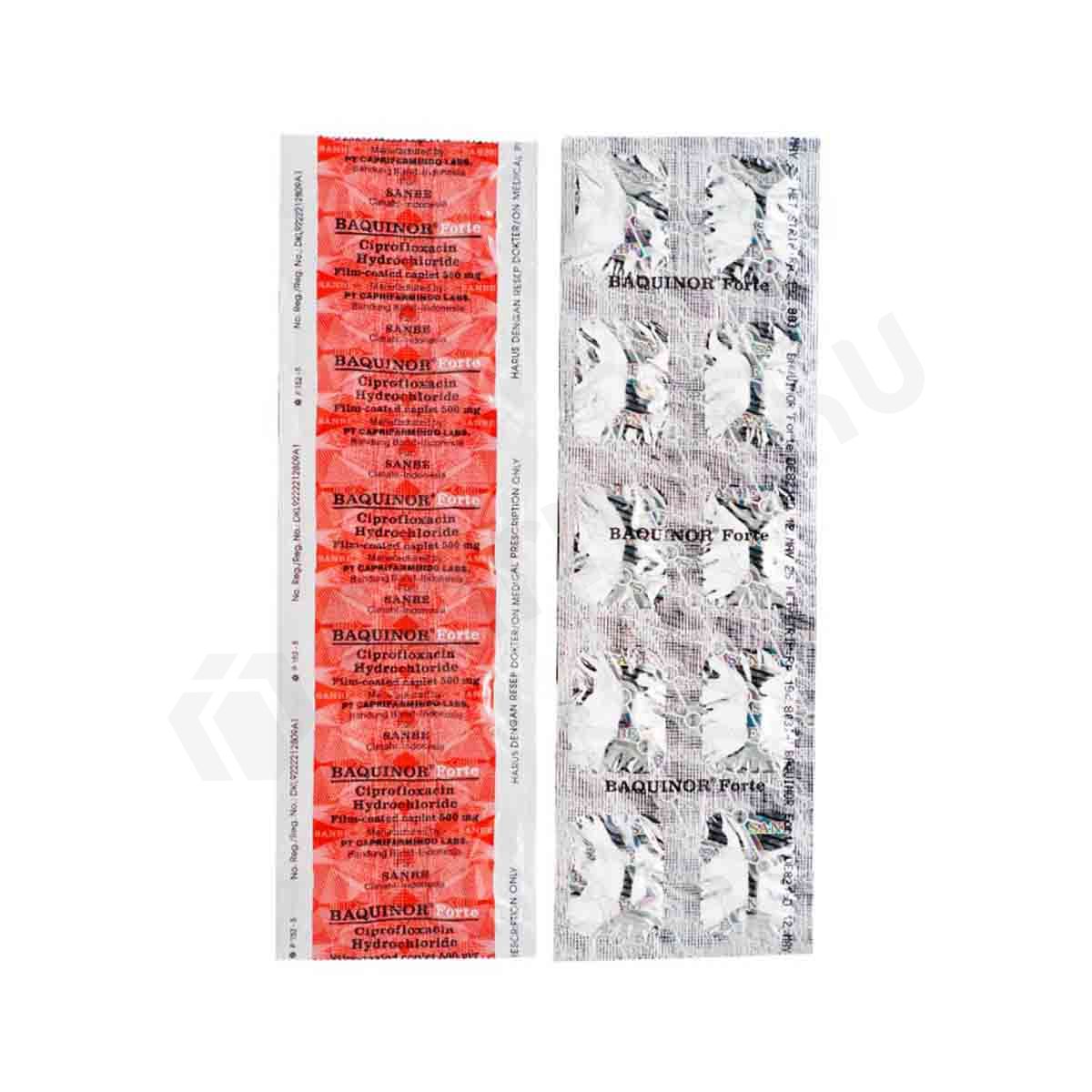 Baquinor Forte 500 mg Tablet | Farmaku