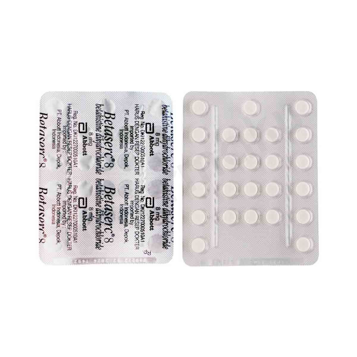 Betaserc 8 mg | Farmaku