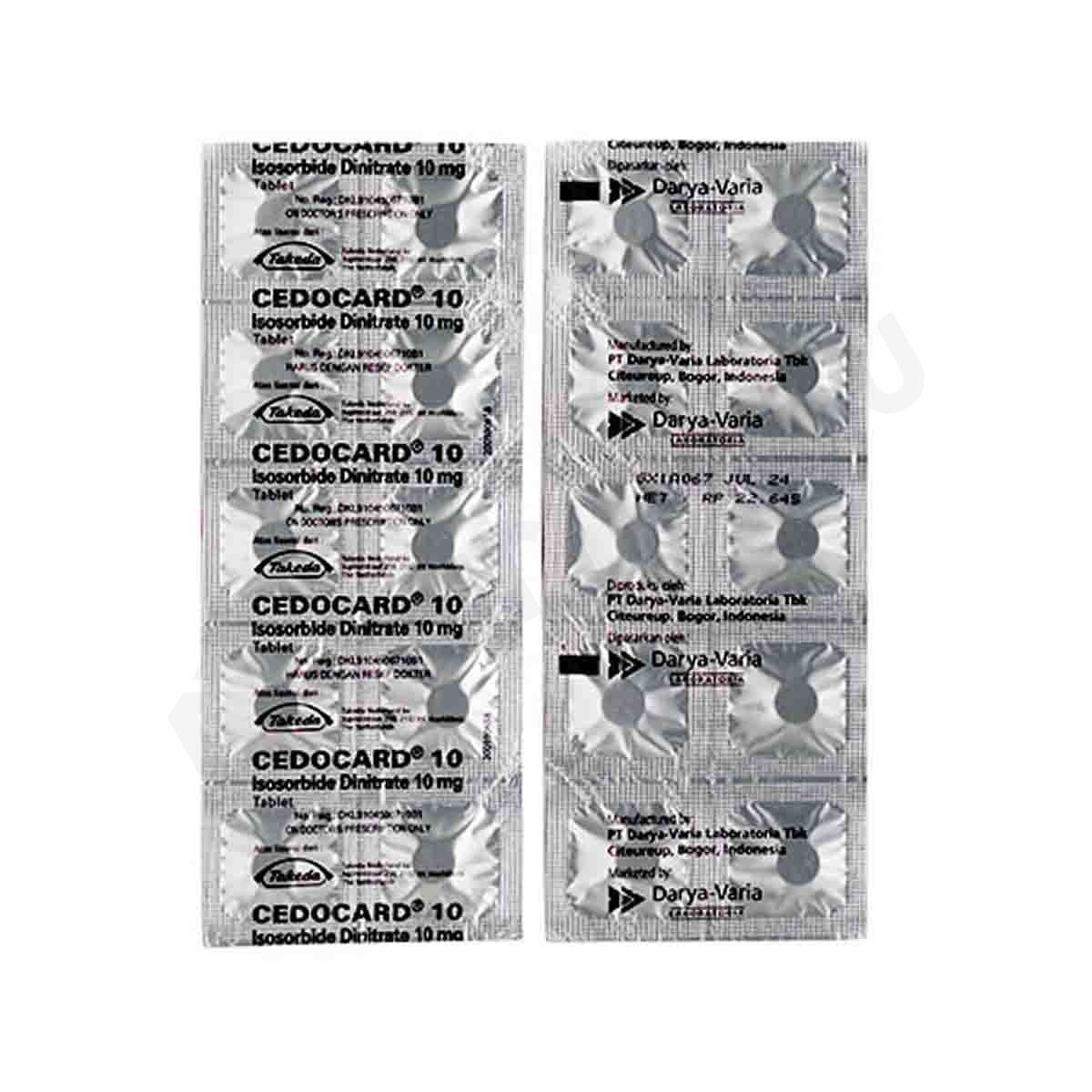 Cedocard 10 mg | Farmaku