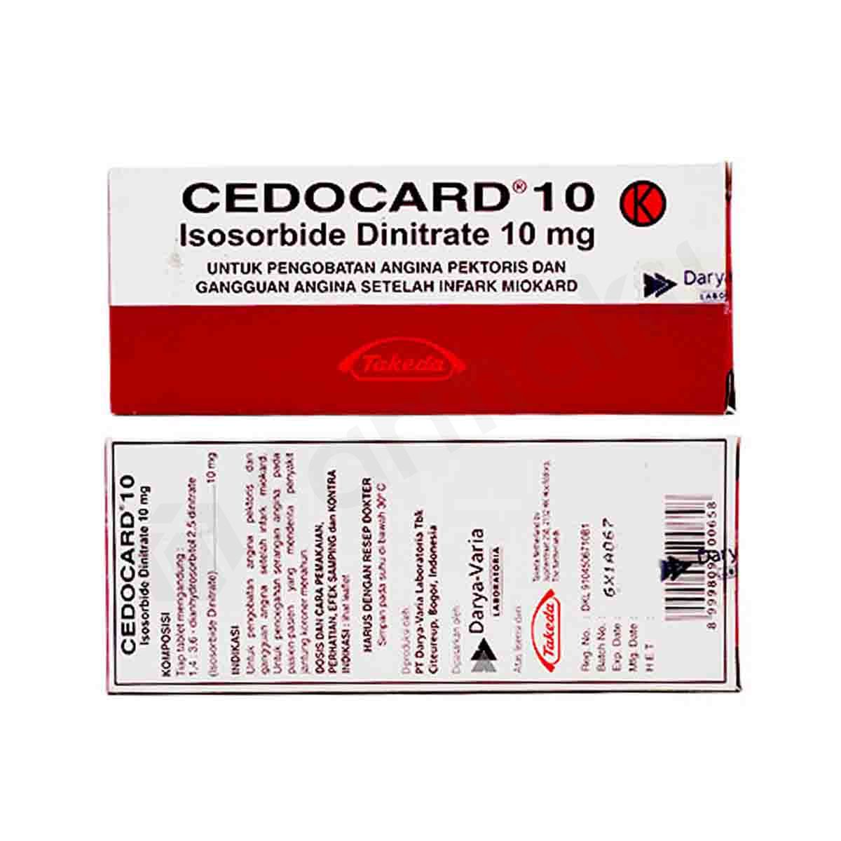 Cedocard 10 mg Tablet | Farmaku