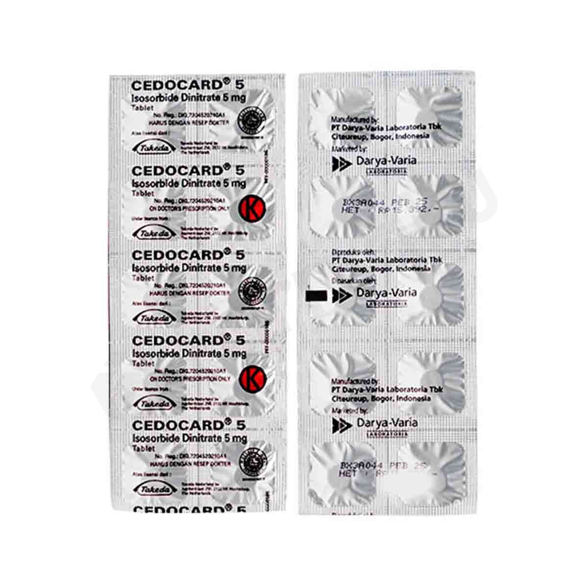 Cedocard 5 mg | Farmaku