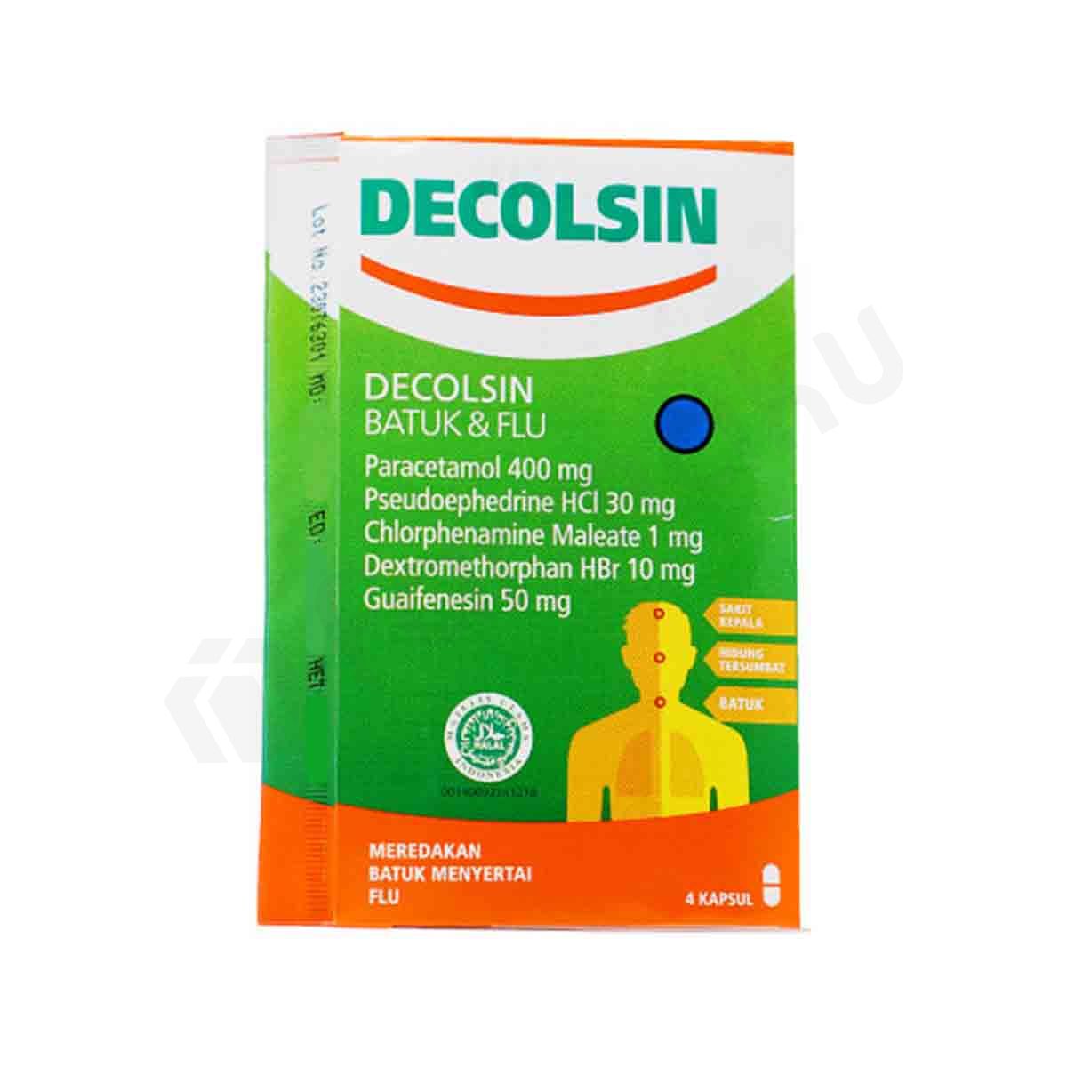 Decolsin Strip 4 Tablet | Farmaku
