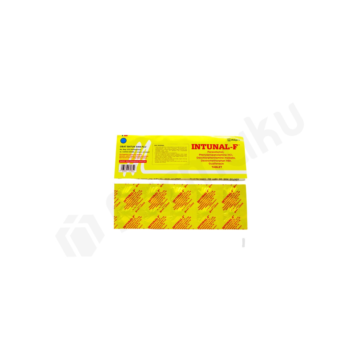 Intunal F Strip 10 Tablet | Farmaku