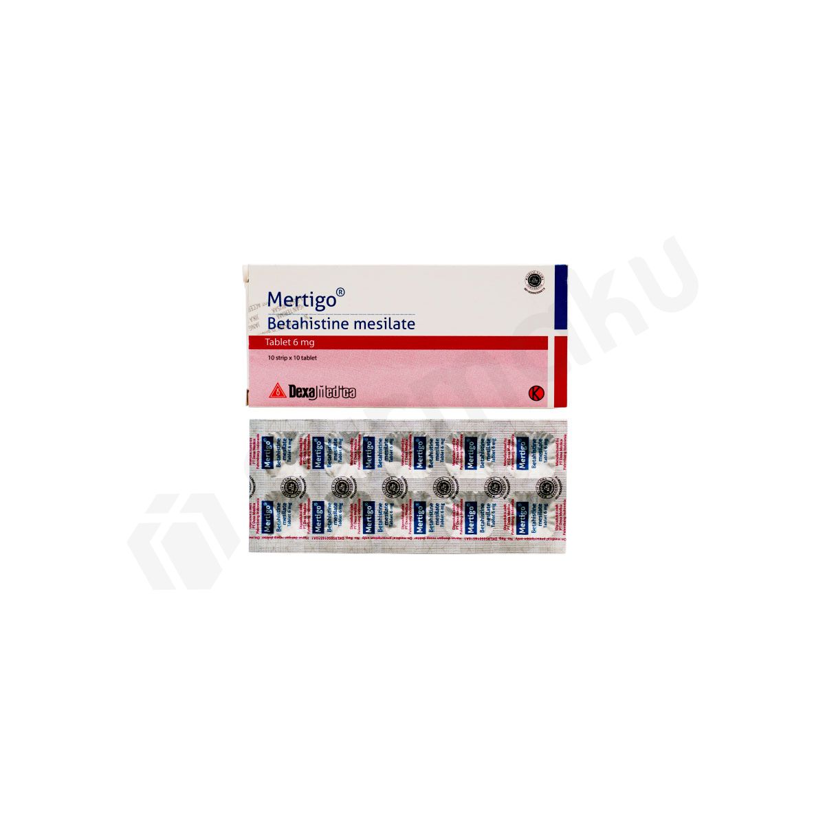 Jual Mertigo 6 mg Tab Murah Original | Farmaku