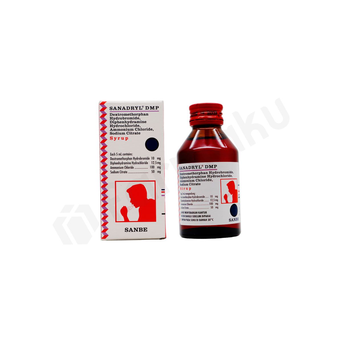 Jual Obat Sanadryl Dmp Sirup 120 ml | Farmaku