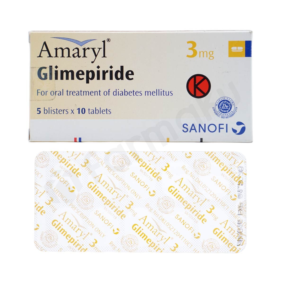 Amaryl 3 mg Tablet | Farmaku
