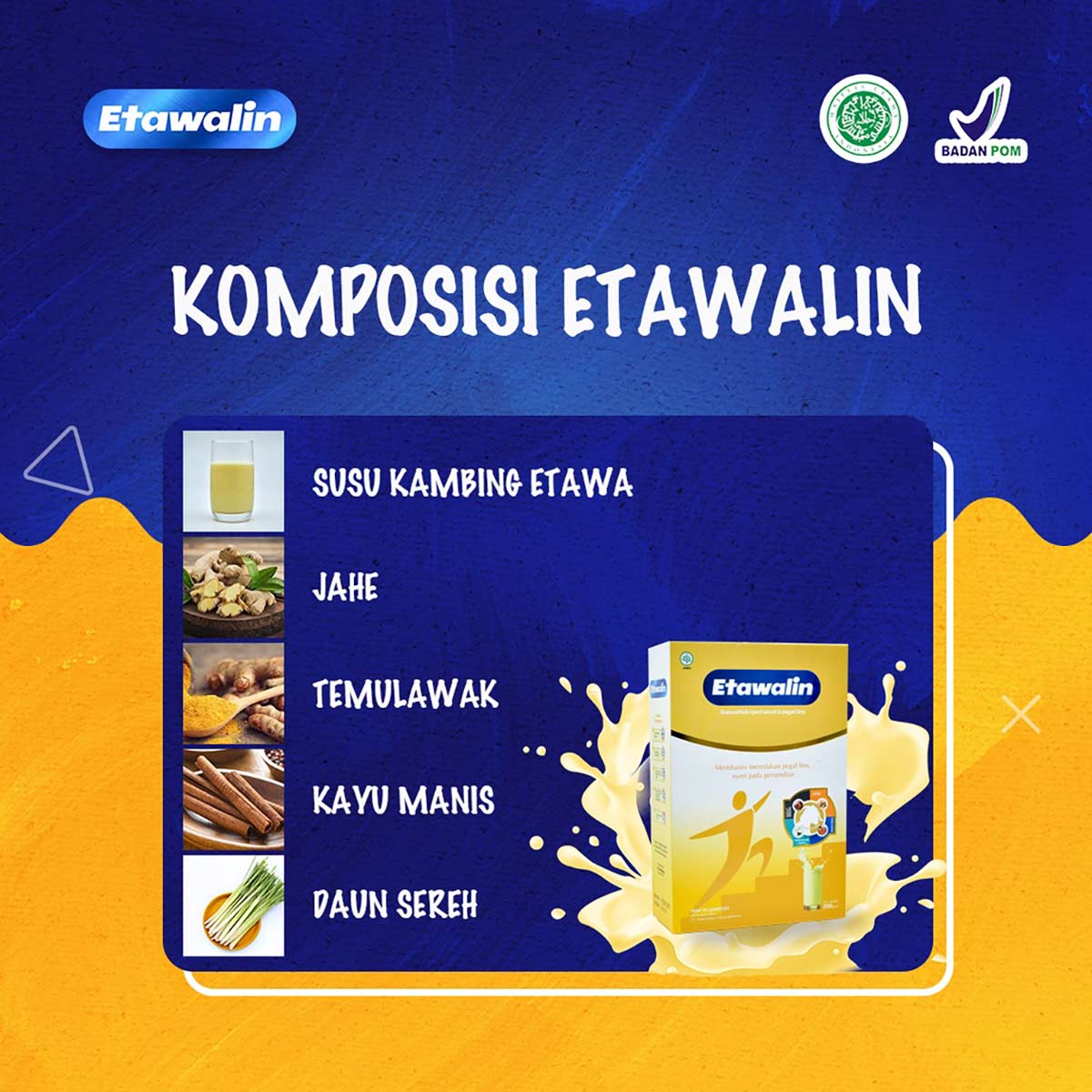 Etawalin Susu Kambing Etawa 200 gr | Farmaku Etawalin Susu Kambing Etawa 200 gr | Farmaku