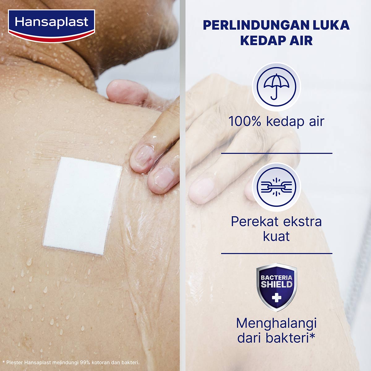 Hansaplast Aqua Protect Steril XXL Plester Kedap Air Box 5 Lembar | Farmaku Hansaplast Aqua Protect Steril XXL Plester Kedap Air Box 5 Lembar | Farmaku