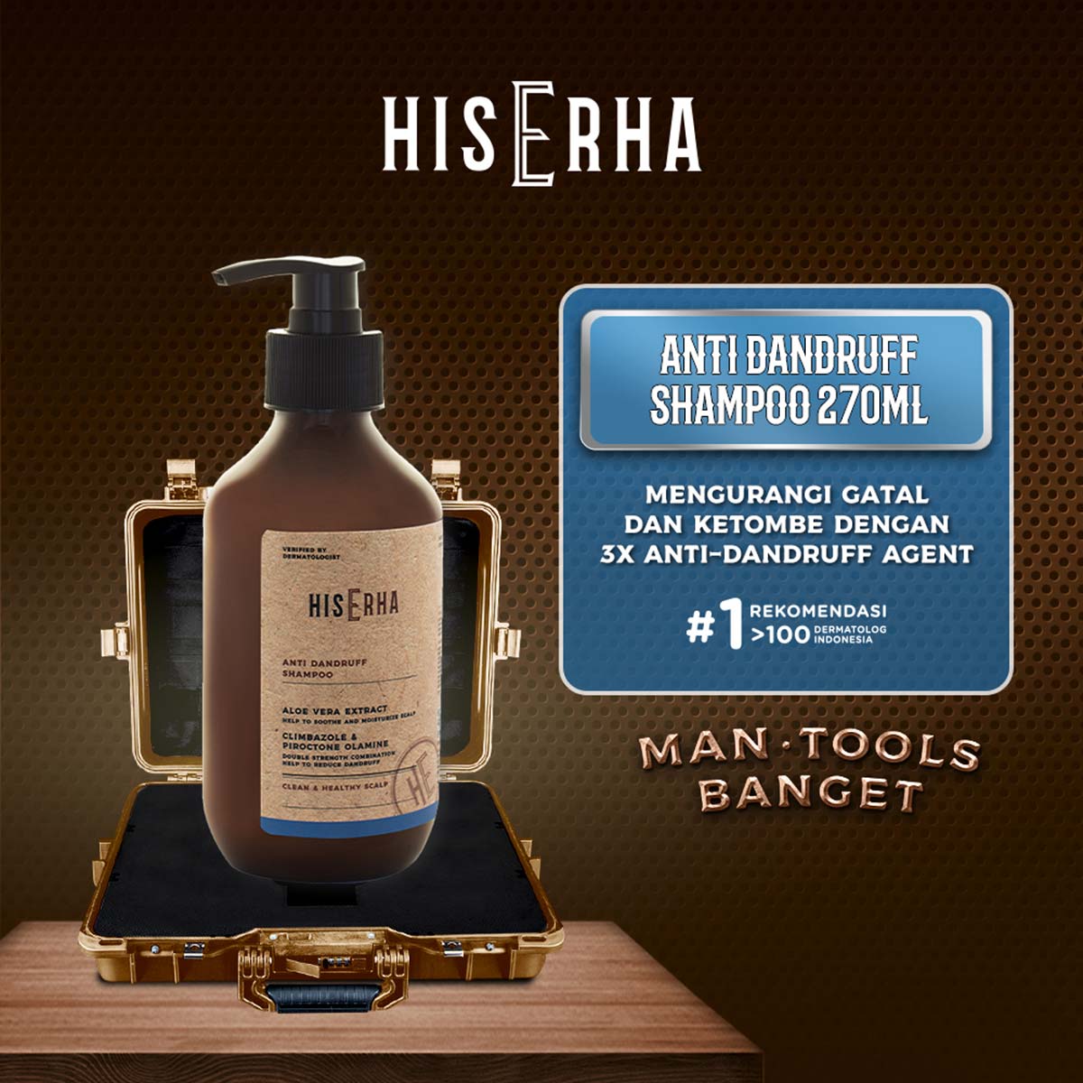 His Erha Anti Dandruff Shampoo 270 ml | Farmaku His Erha Anti Dandruff Shampoo 270 ml | Farmaku