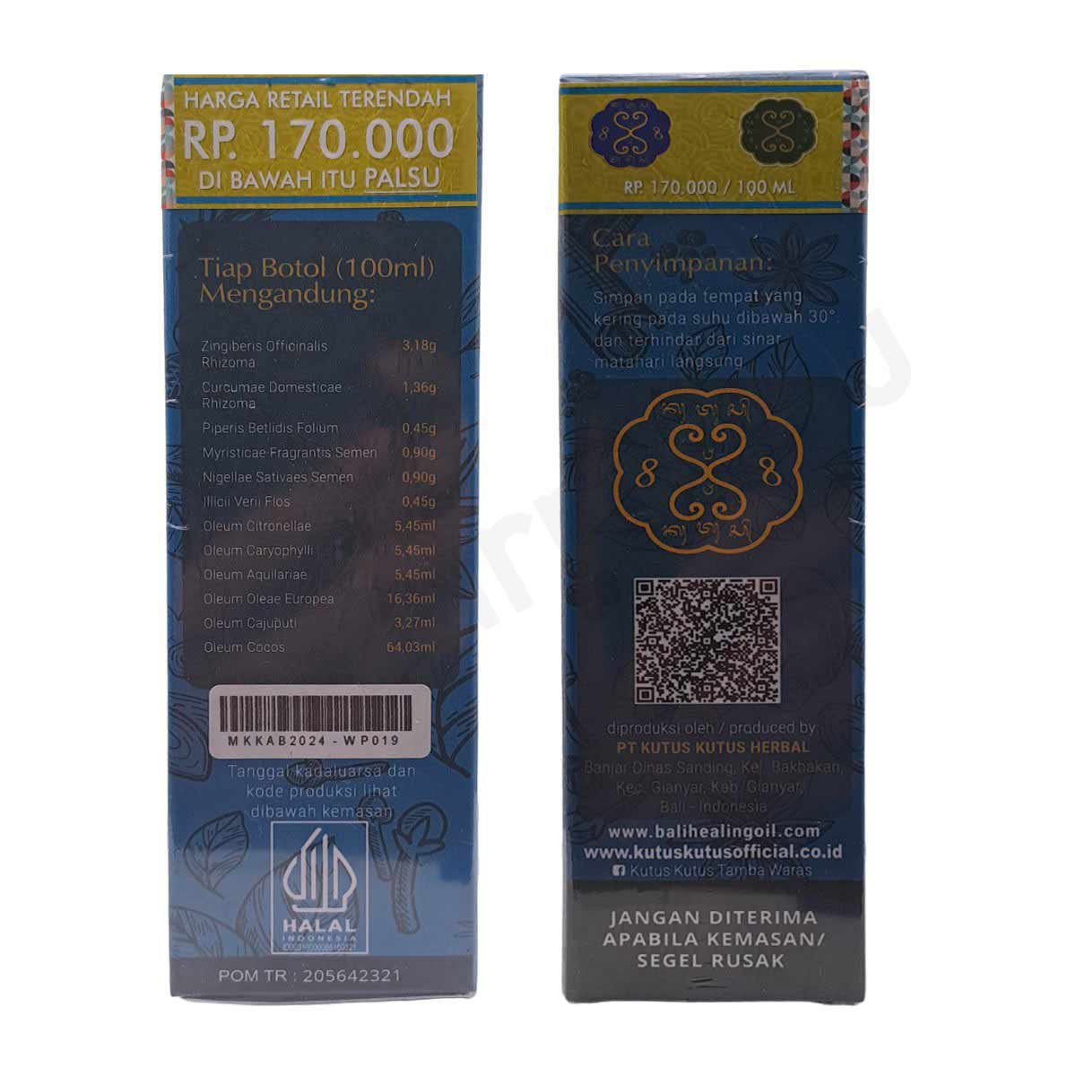 Minyak Kutus-Kutus Tamba Waras 100 ml | Farmaku Minyak Kutus-Kutus Tamba Waras 100 ml | Farmaku