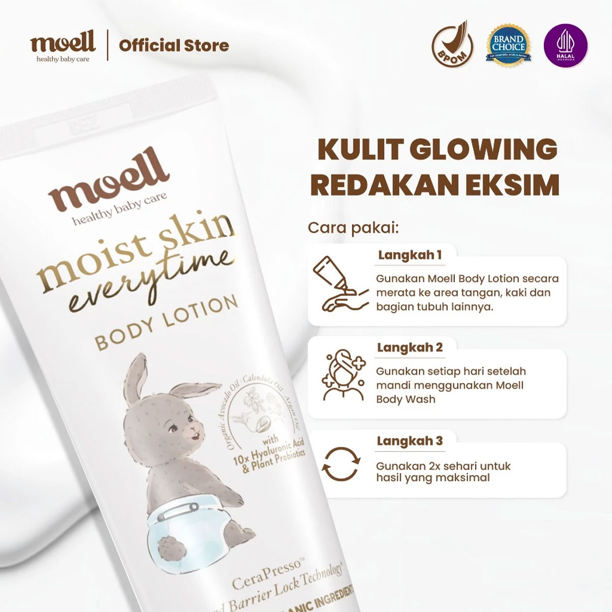 Moell Baby Body Lotion 185 ml | Farmaku