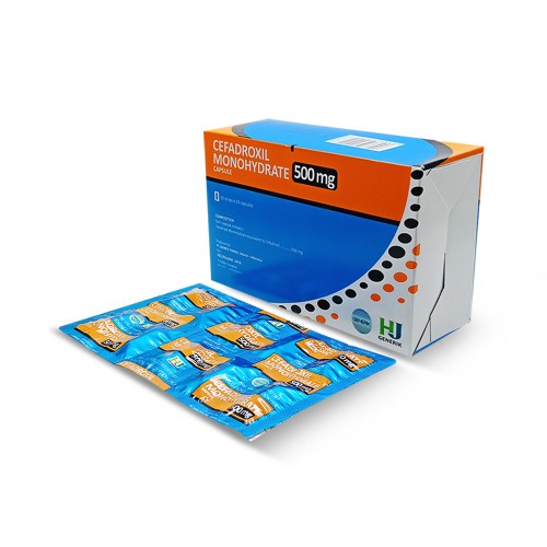 Jual cefadroxil monohydrate 500 mg Tablet Hexp | Farmaku