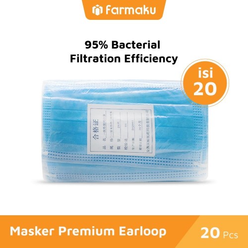 Jual Masker Premium Earloop 20S Promo | Farmaku