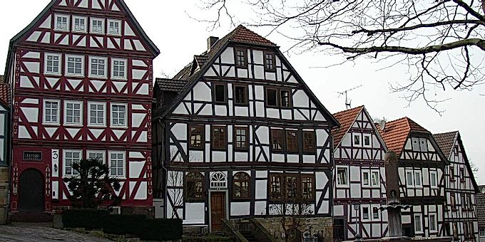 What are German half-timbered houses and why are they so popular today?
