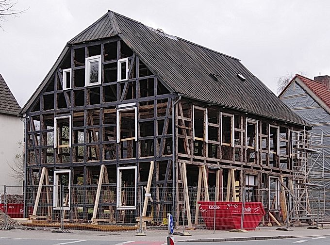 What are German half-timbered houses and why are they so popular today?
