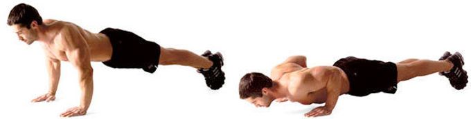 Flessioni del tricipite da terra: tecnica e opzioni