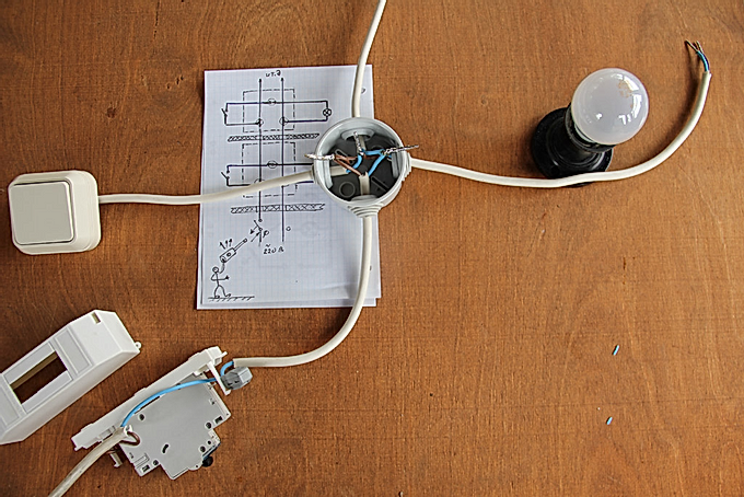 How to connect a pass-through switch