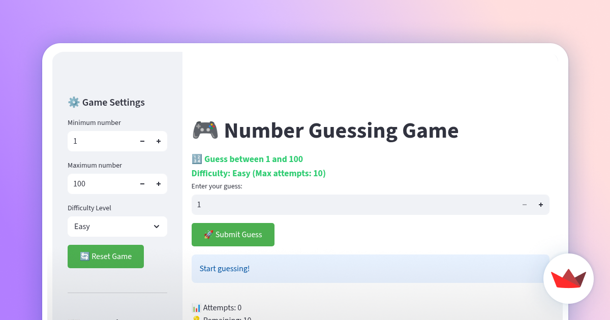 Number Guessing Game